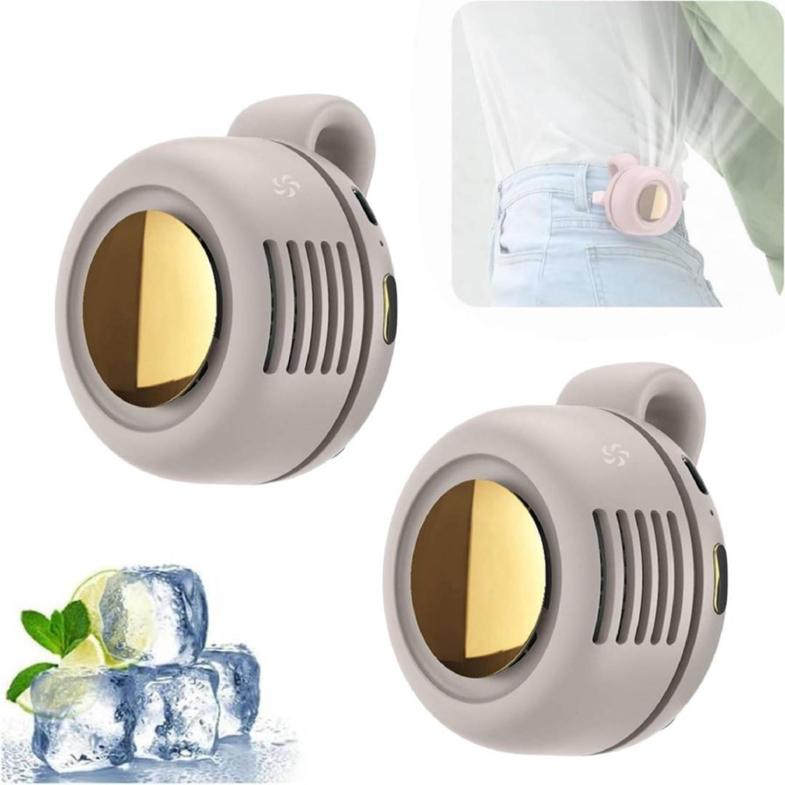 2 Pack Portable Silent Mini Bladeless Electric Fan, Portable Silent ...
