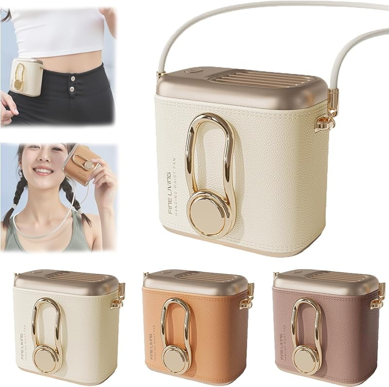 2 Pack Portable Silent Mini Bladeless Electric Fan, Portable Silent ...