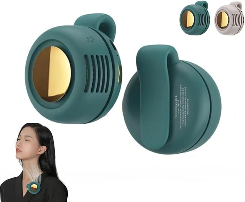 2 Pack Portable Silent Mini Bladeless Electric Fan, Portable Silent ...