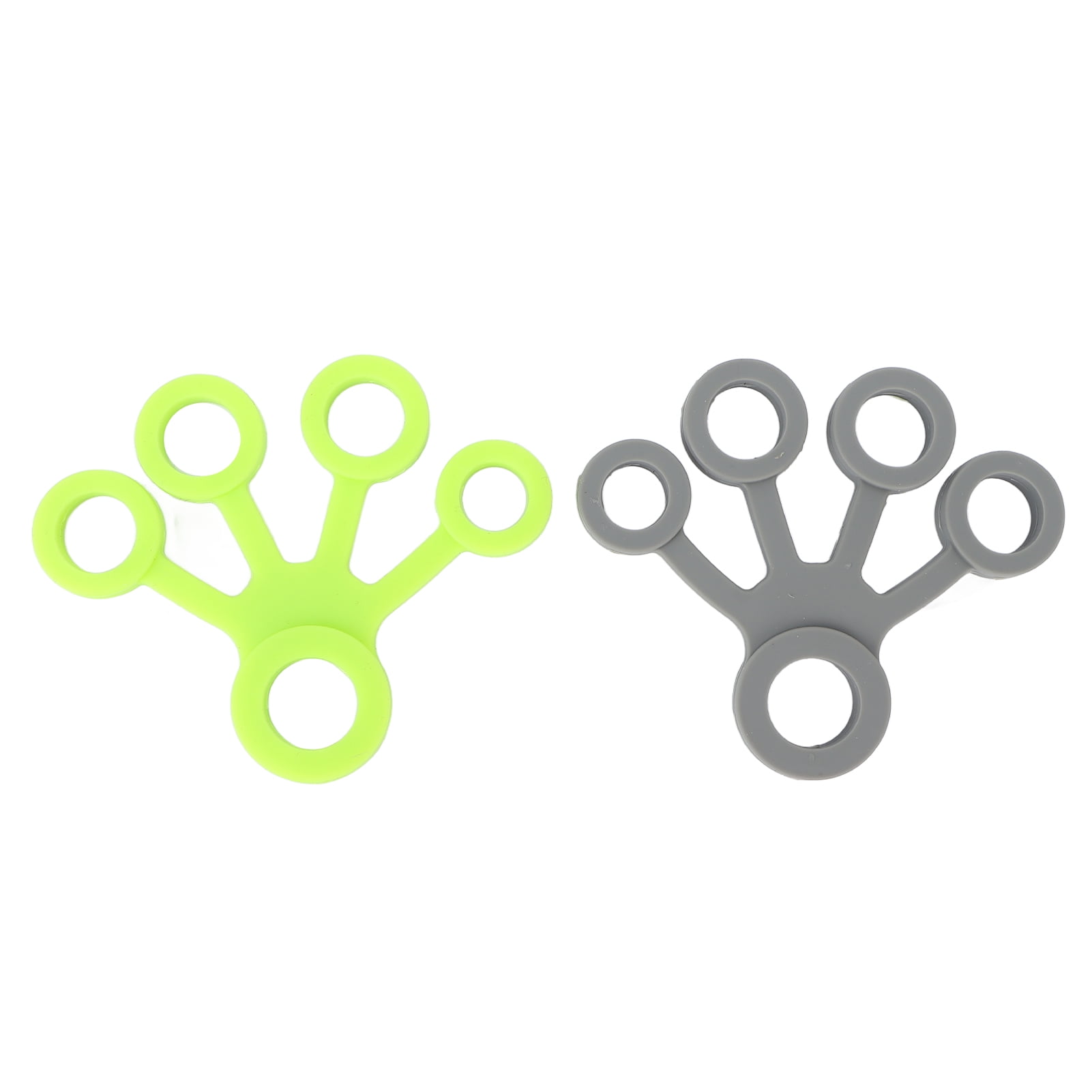 2-Pack Portable Silicone Finger Stretcher, High Elasticity Five-Finger ...