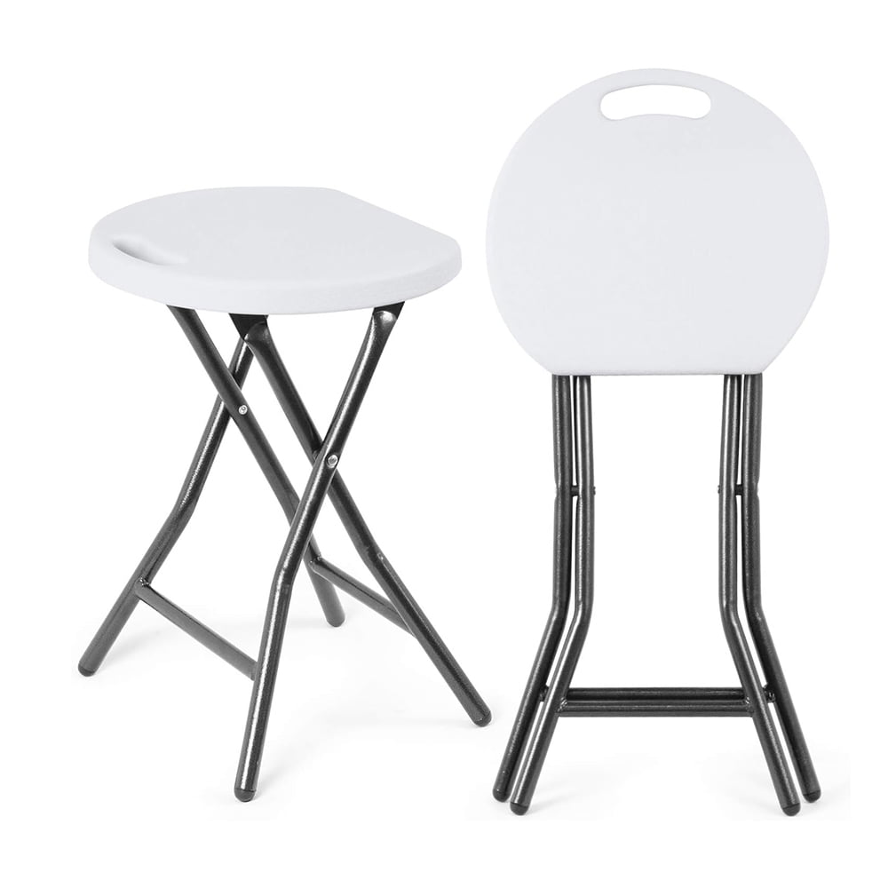 Portable Stools Folding Lightweight Collapsible Stool 18 inch Set of 2 ...