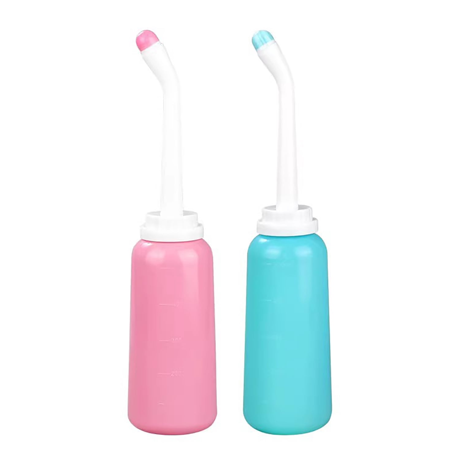 2-Pack Portable Travel Bidet (Blue & Pink) - 500ml (16.91oz) Large ...