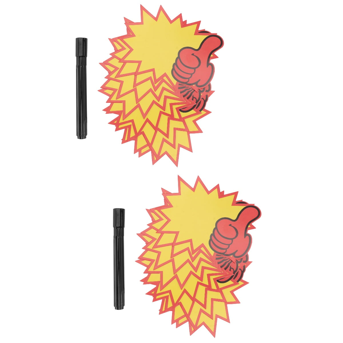 2 Pack Poster Advertising Stickers Market Promotion Tags Work - Walmart.com