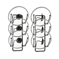 2 Pack Pot Lid Organizer for Cabinet, Wall Mount Pot Lid Holder Rack ...