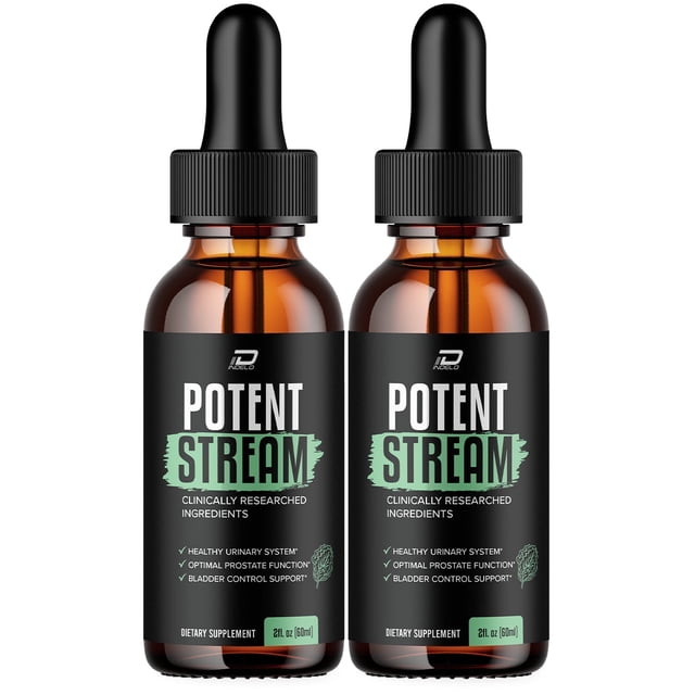(2 Pack) Potent Stream Drops for Prostate Health - Bladder Urinating ...