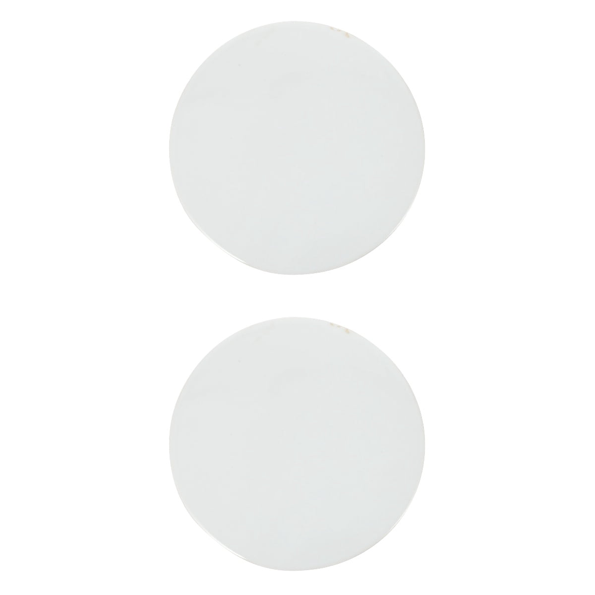 2 Pack Pottery White Body Serving Ceramics Pallets Chip Plates ...
