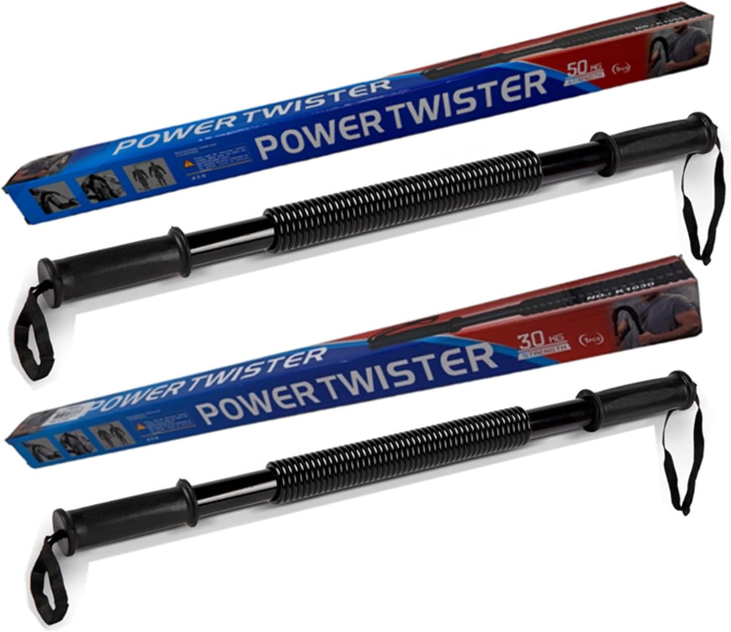 2 Pack of Power Twister Bar Set, Upper Body Workout, Arms Strength ...