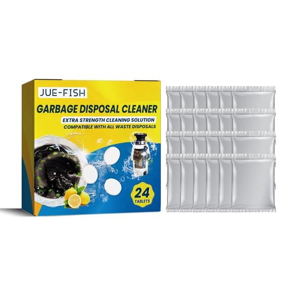 Lemon Scented Garbage Disposal Cleaner, Foaming Action, Odor & Buildup ...