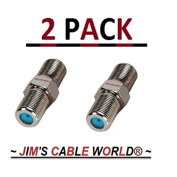 2 Pack Ppc 3Ghz High Speed F-81 Coaxial Cable Splice Barrels By Jims ...