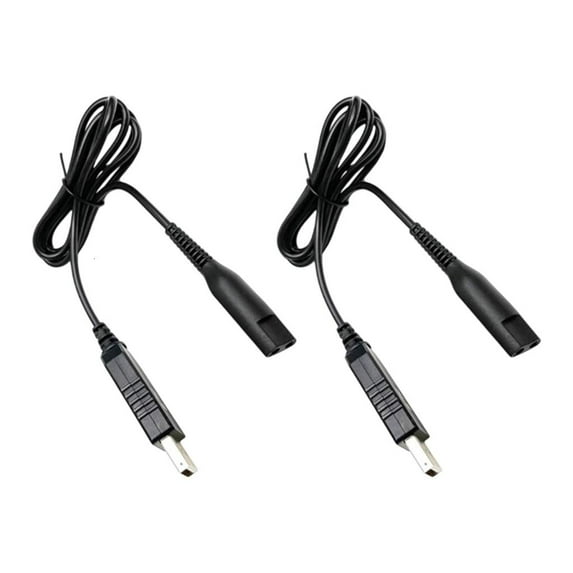 2 Pack Practical Charging Wire Charging Cable Suitable for Shavers 1.2M ...
