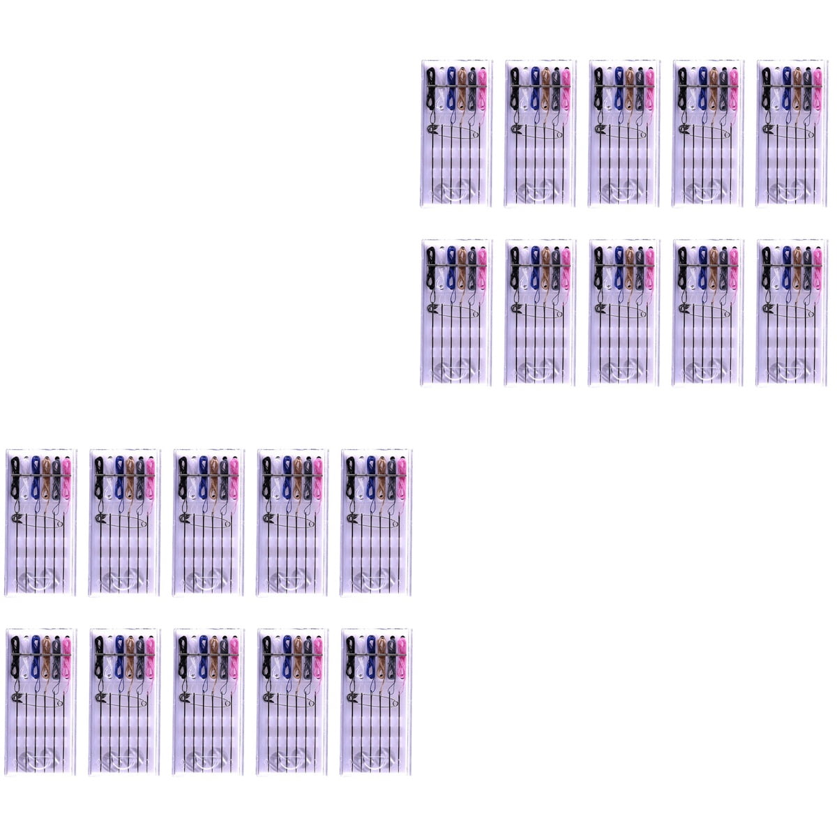 2 Pack Pre Threaded Needles Sew Embroidery Tools Travel 7.50X3.50X0 ...