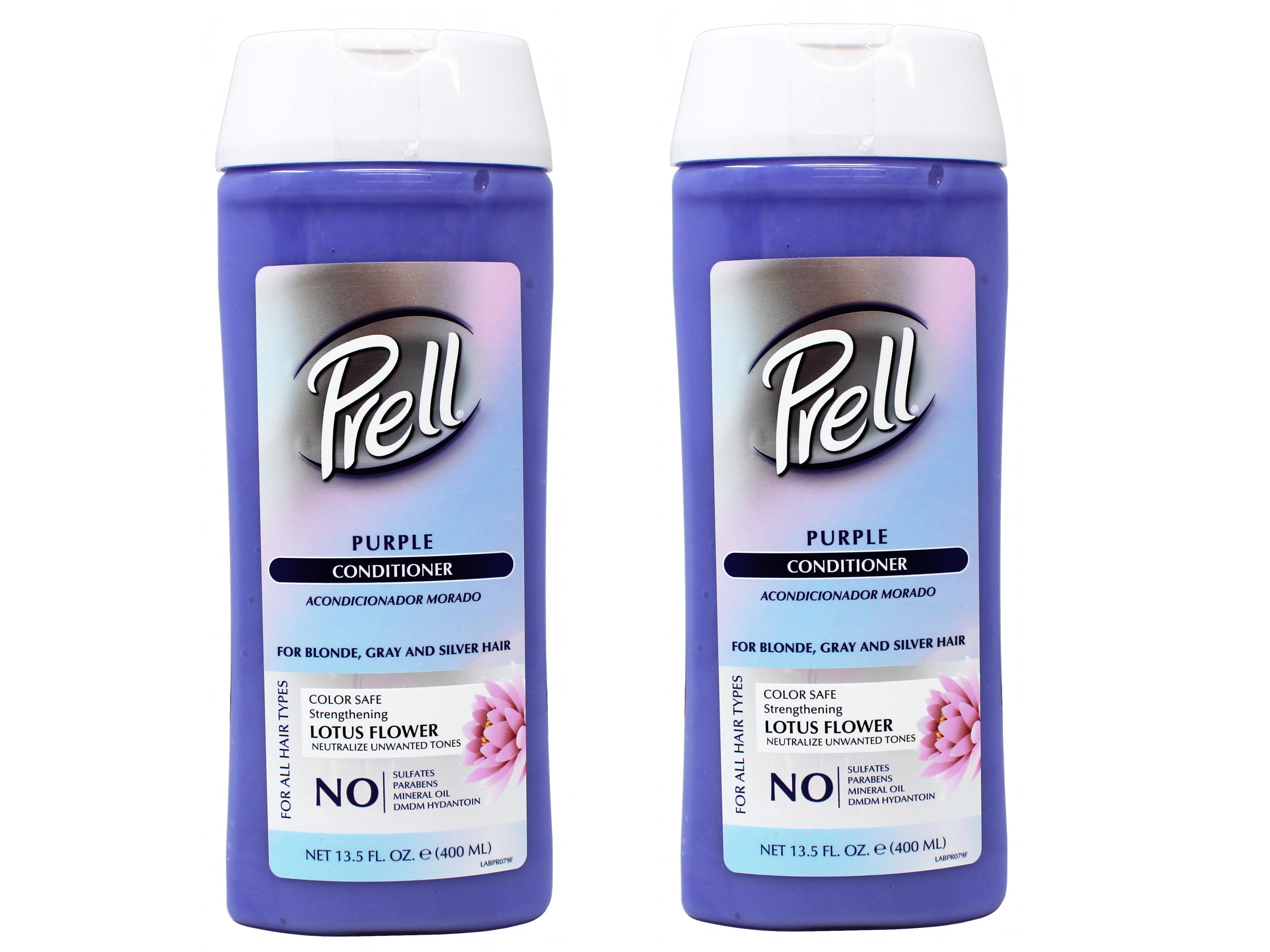 2 Pack - Prell Purple Conditioner, for Blonde, Gray and Silver Hair ...