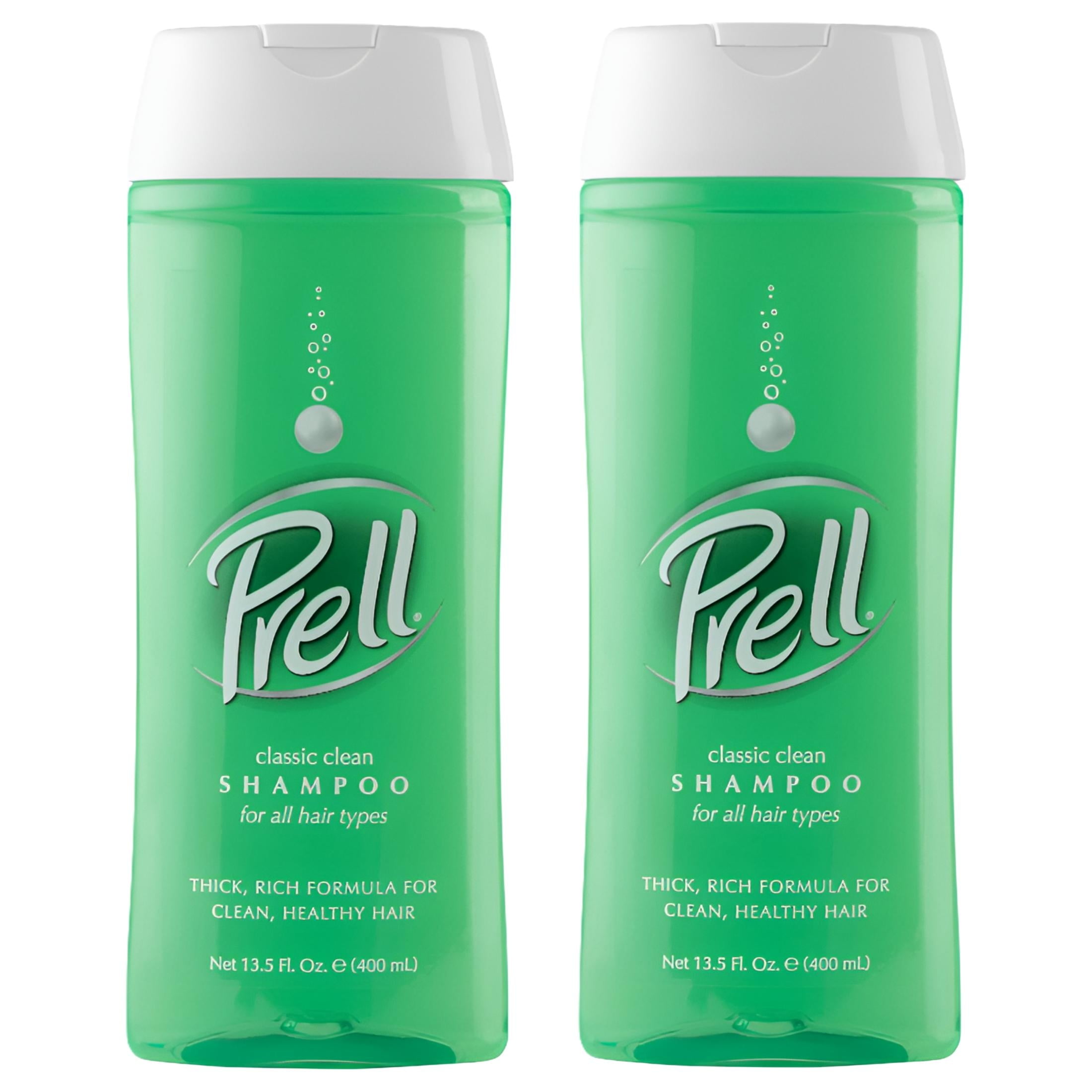 Prell Shampoo Classic Green, 13.5oz Each, Water-Based Lather, 2 Pack ...