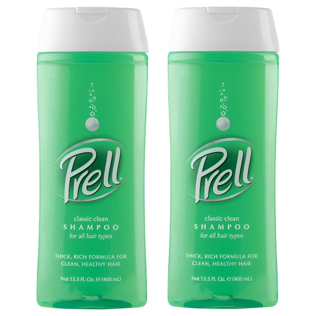 Prell Classic Green Clarifying Shampoo, Deep Cleansing Formula, 2 Pack ...