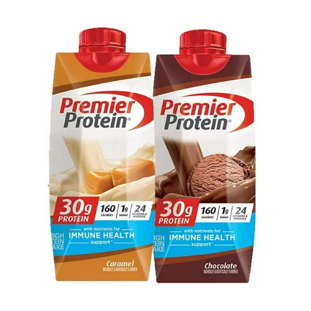 2 Pack | Premier Protein 30g Protein Shake, 1 Chocolate / 1 Caramel 11 ...