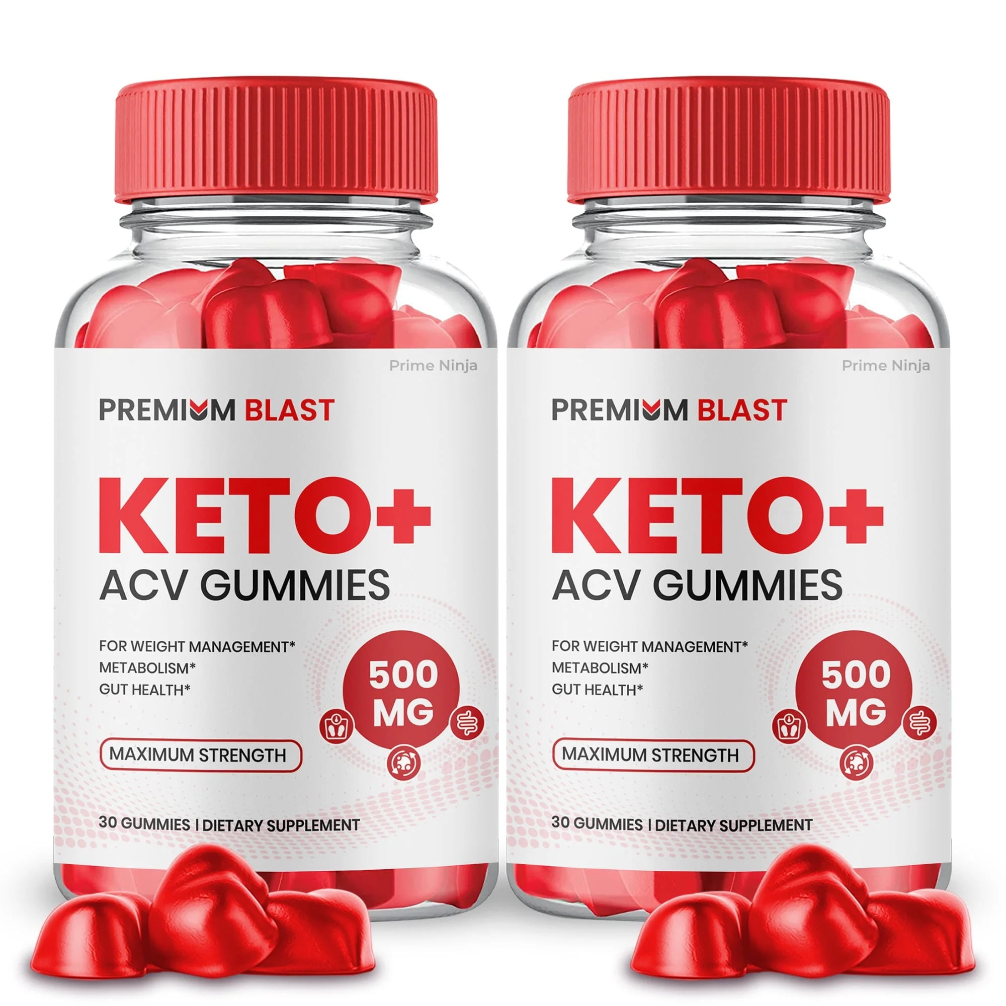 (2 Pack) Premium Blast Keto Gummies, Max Strength, Made in USA. 2 Month ...