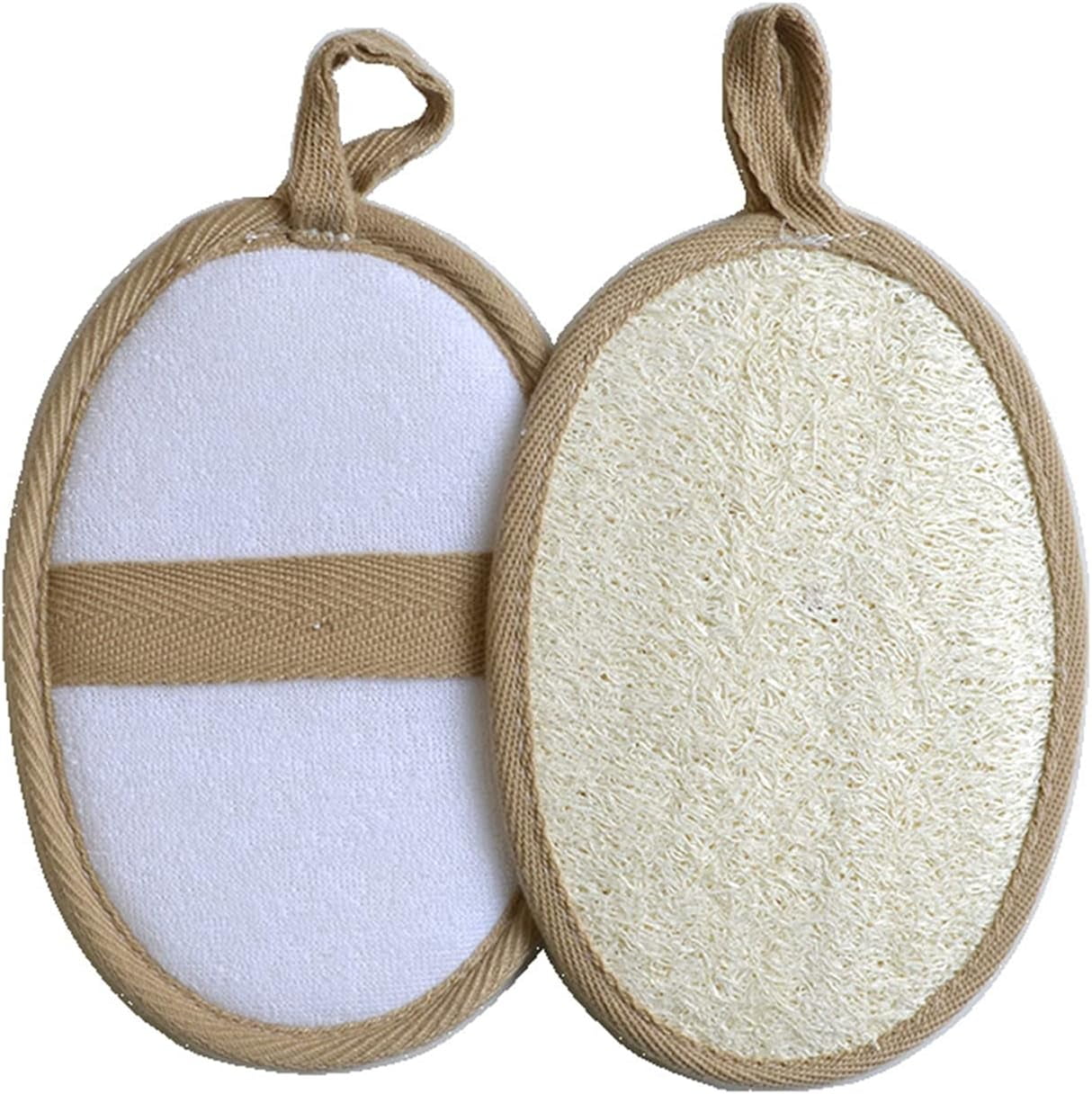 2 Pack Of Premium Exfoliating Loofah Pad Body Scrubber Natural Loofah
