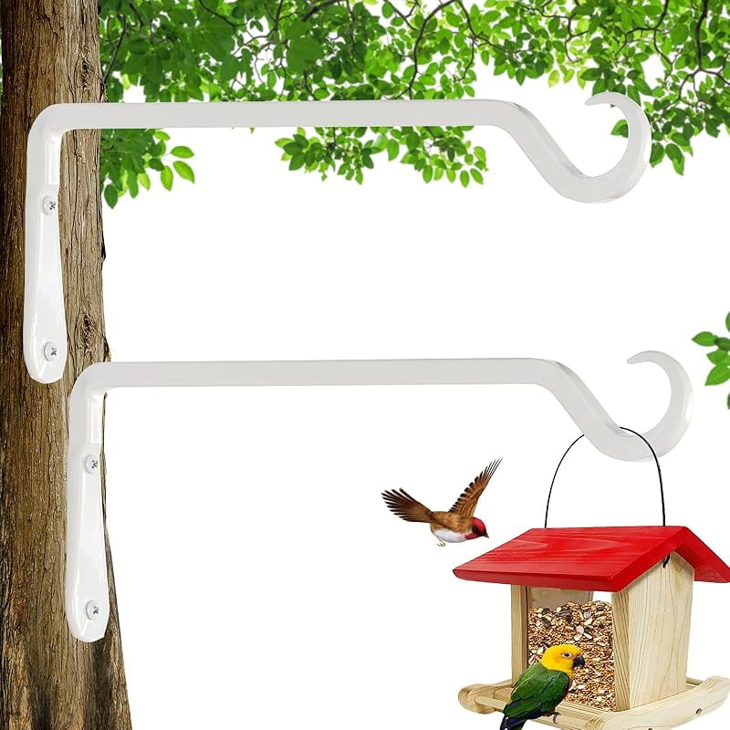 2 Pack Premium Forged Wall Hook, Sturdy Hanging Plant Bracket, Elegant ...