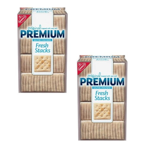 ( 2 Pack ) Premium Fresh Stacks Original Saltine Crackers, 13.6 oz (8 ...