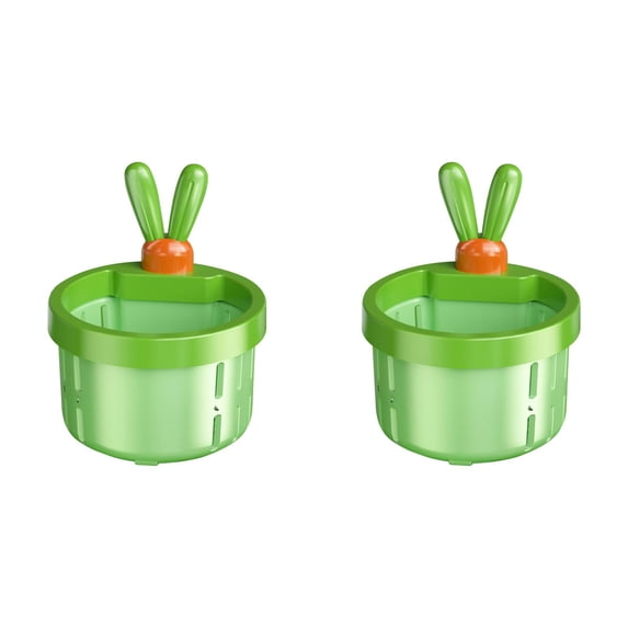 2 Pack Press-to-Dump Kitchen Sink Drain Strainer, Rabbit Shape Easy ...