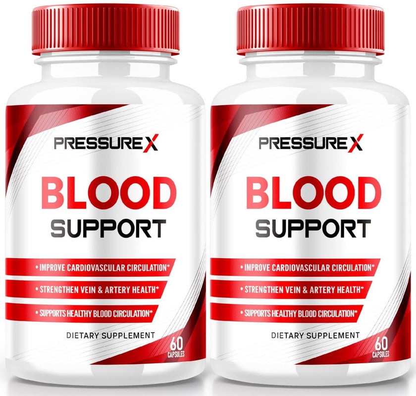 (2 Pack) Pressure X Pro Capsules, Advanced Formula Blood Support ...