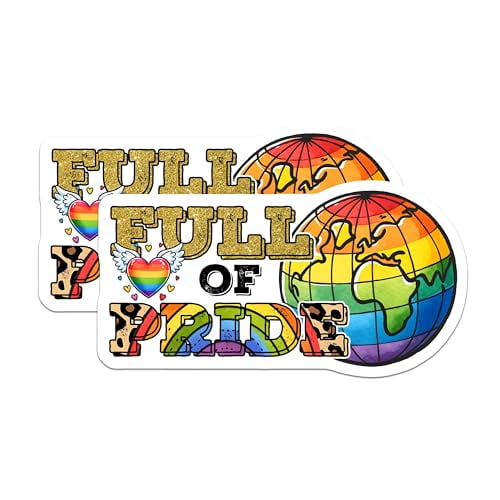 (2 Pack) Pride Magnets - 5" On Longest Side - for Cars, Fridges ...