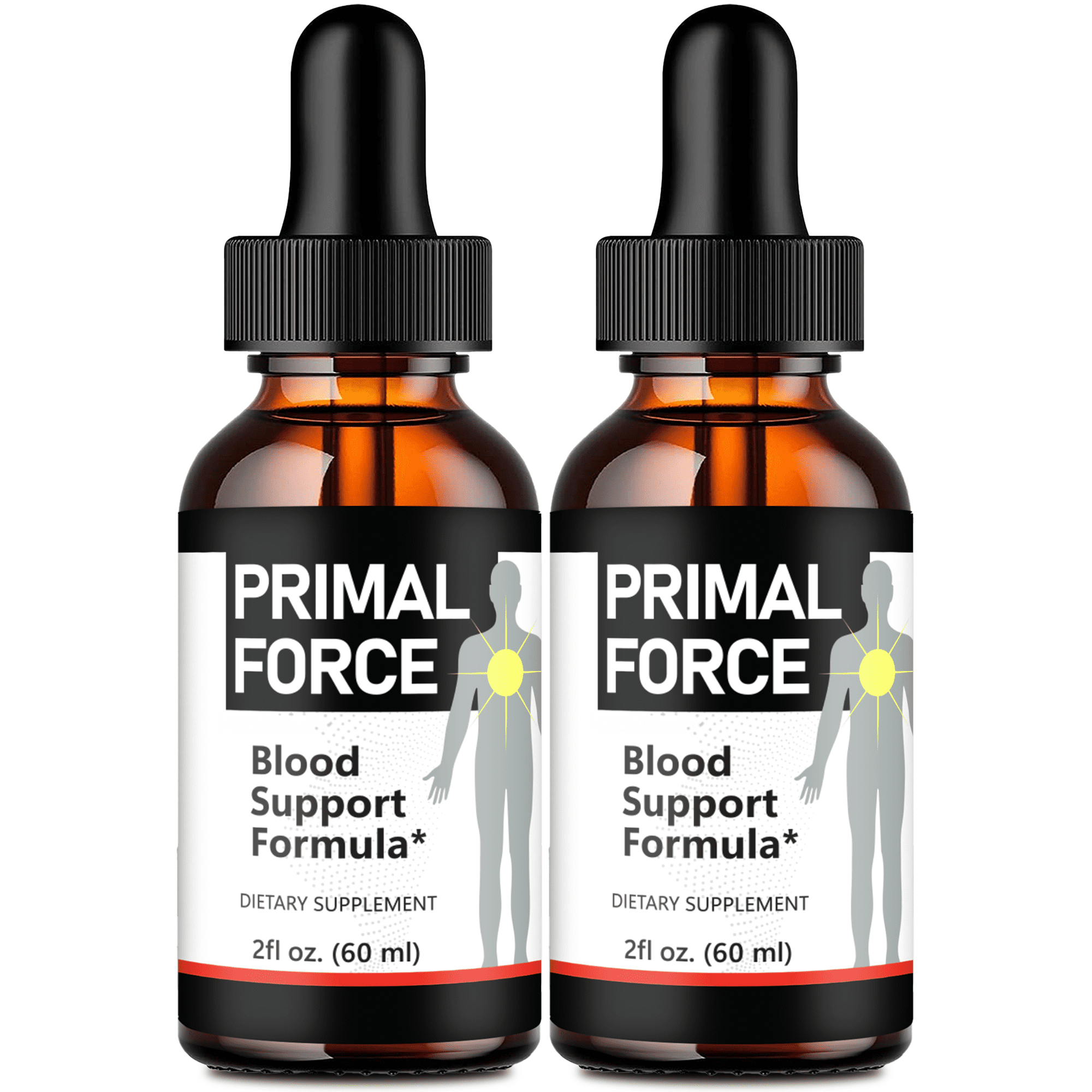 (2 Pack) Primal Force Prostate Drops for Men, PrimalForce Men Liquid ...