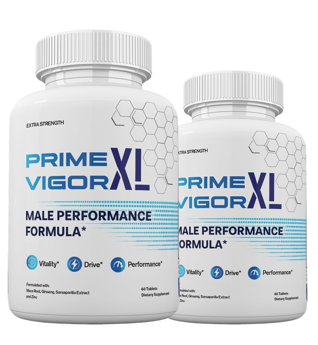 (Pack of 2) Prime Vigor XL for Men Advanced Formula, Prime Vigor XL ...