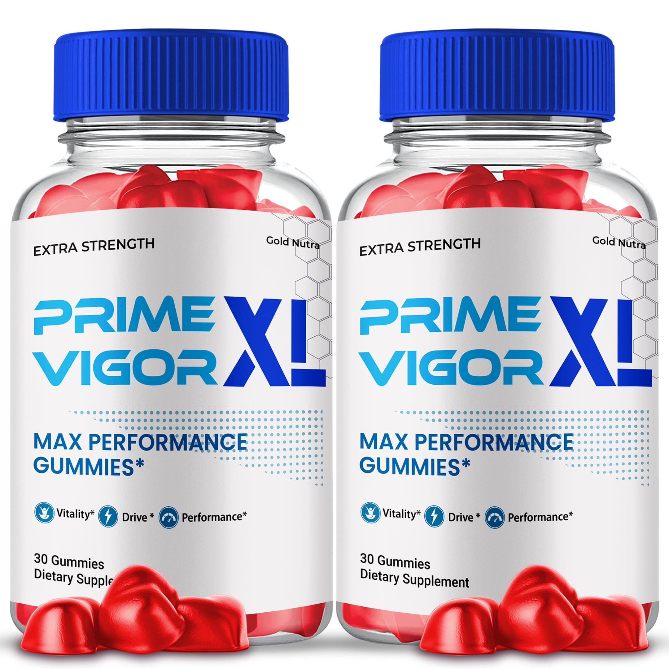(2 Pack) Prime Vigor XL Gummies for Men, Advanced Formula Prime Vigor ...