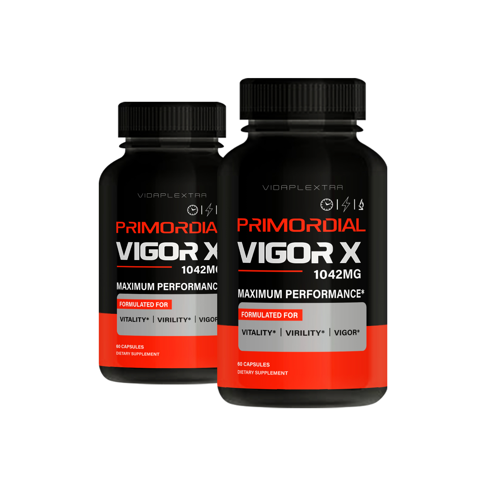 (2 Pack) Primordial Vigor X Capsules - Primordial Vigor X Male Capsules ...