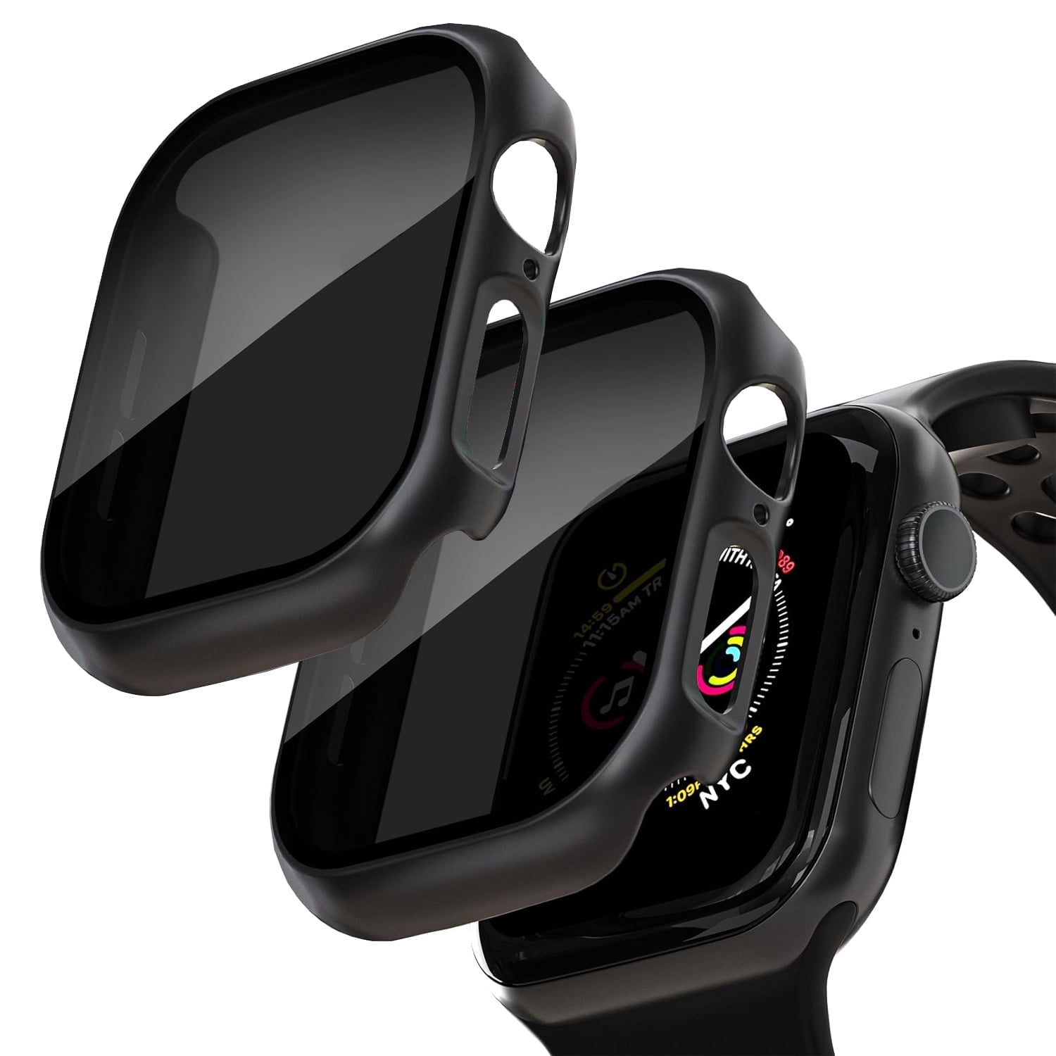 2 PCS Privacy Apple Watch Case, [26 Degree Anti Spy] [Touch Sensitive ...