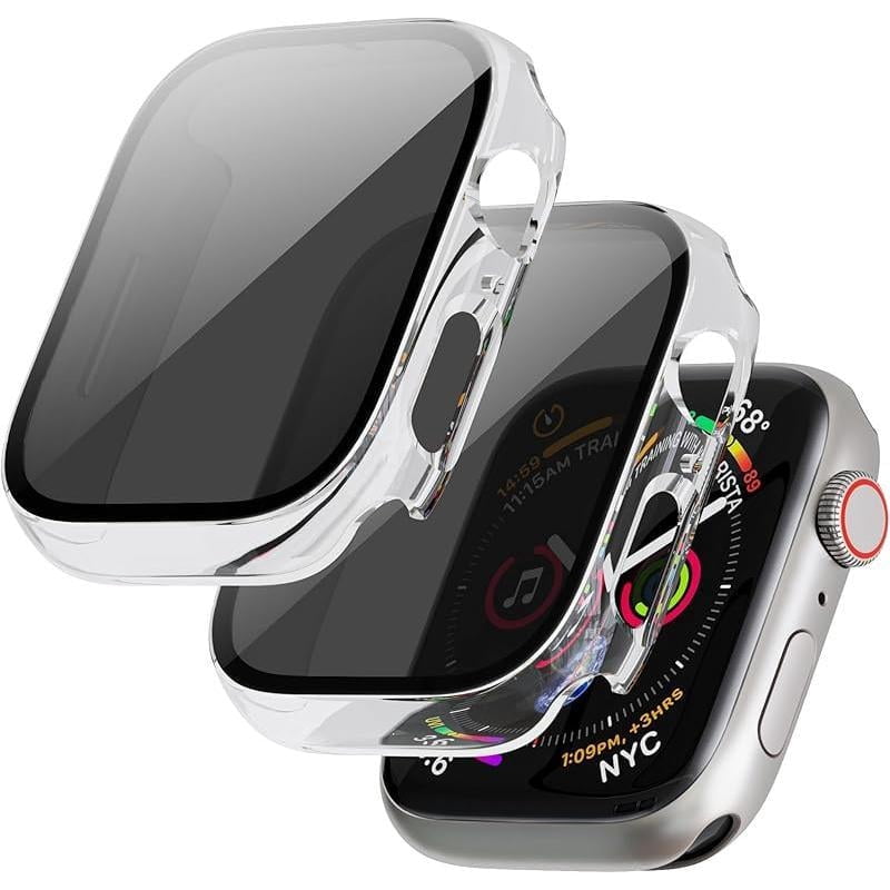 2 Pack Privacy Case for Apple Watch SE/Series 6/5/4 44mm, [Anti-Peeping ...