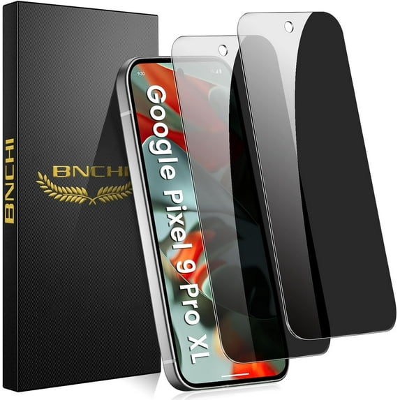2 Pack Privacy Screen Protector for Google Pixel 9 Pro XL, Support ...
