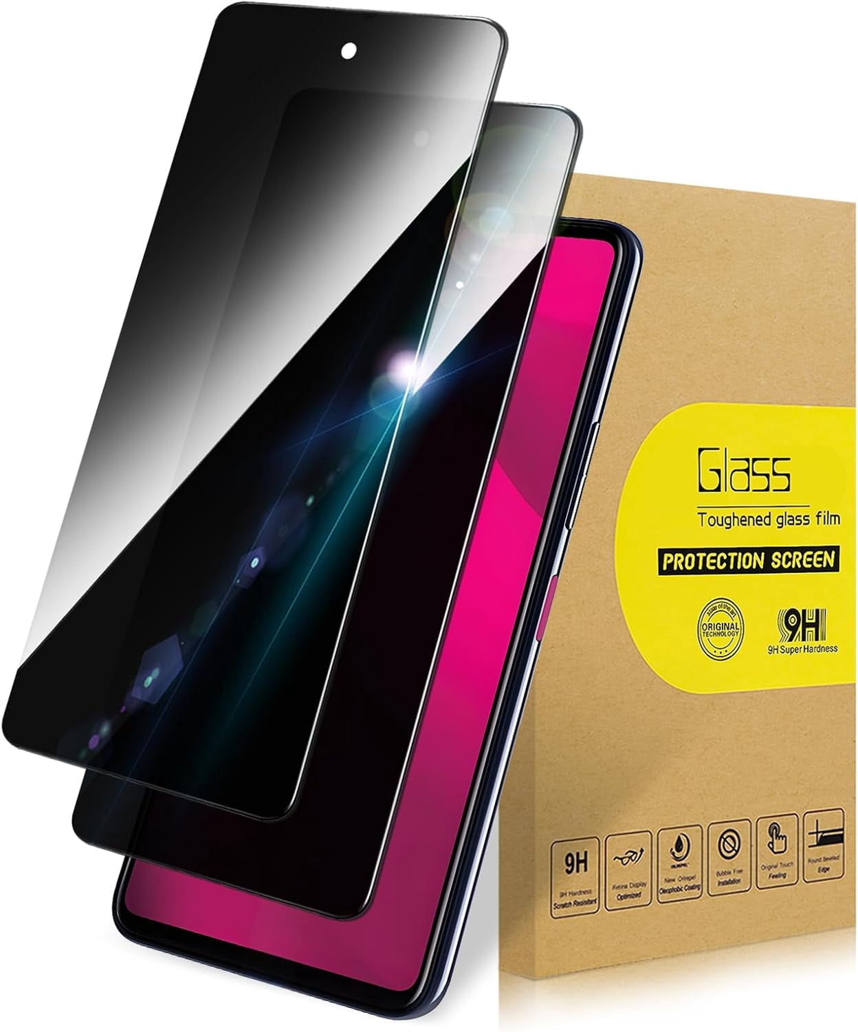 2 Pack Privacy Screen Protector for T-mobile Revvl 7 PRO|Anti-Spy ...