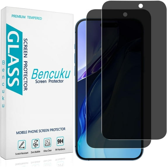 (2 Pack) Privacy Screen Protector for iPhone 17 Pro 6.3 Inch Anti Spy ...