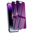 2 Pack Privacy Screen Protector for iPhone 14 Pro Max Tempered Glass ...