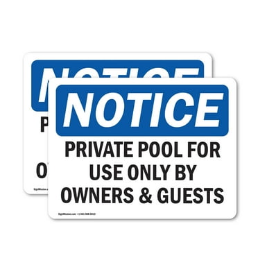 (2 Pack) Private Please Knock Before Entering OSHA Notice Sign ...