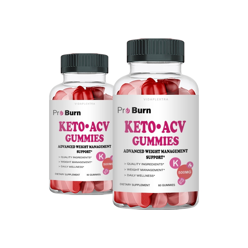 (2 Pack) Pro Burn - ProBurn Keto + ACV Gummies - Walmart.com