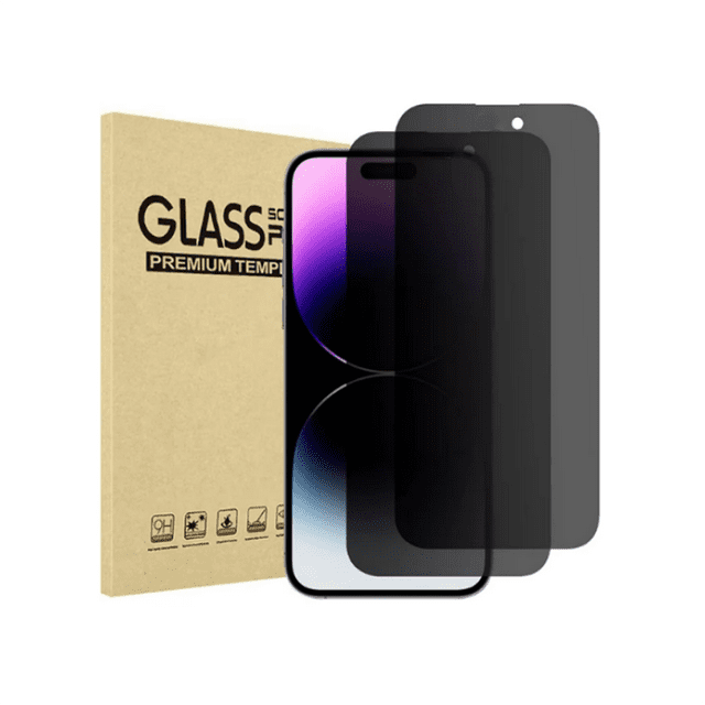 Pro Case (2 Pack) iPhone 14 Pro Max 6.7In Privacy Screen Protector ...