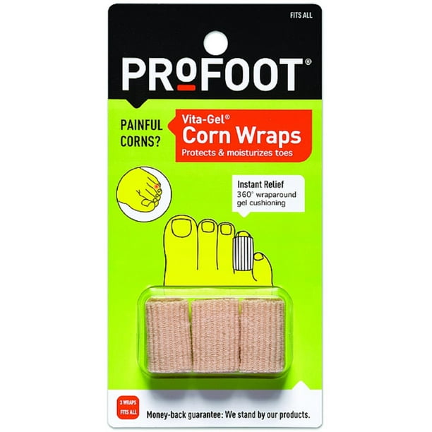 2 Pack - ProFoot Vita-Gel Corn Wraps 3 Each - Walmart Business Supplies