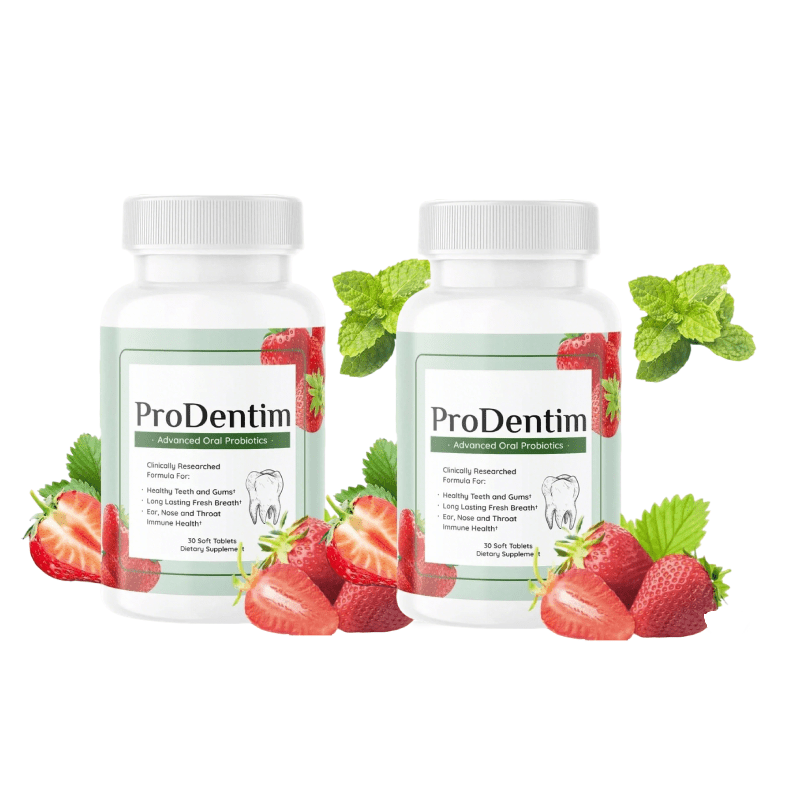 (2 Pack)Prodentim Oral Probiotic - 30 Chewable Tablets for Gums, Teeth ...