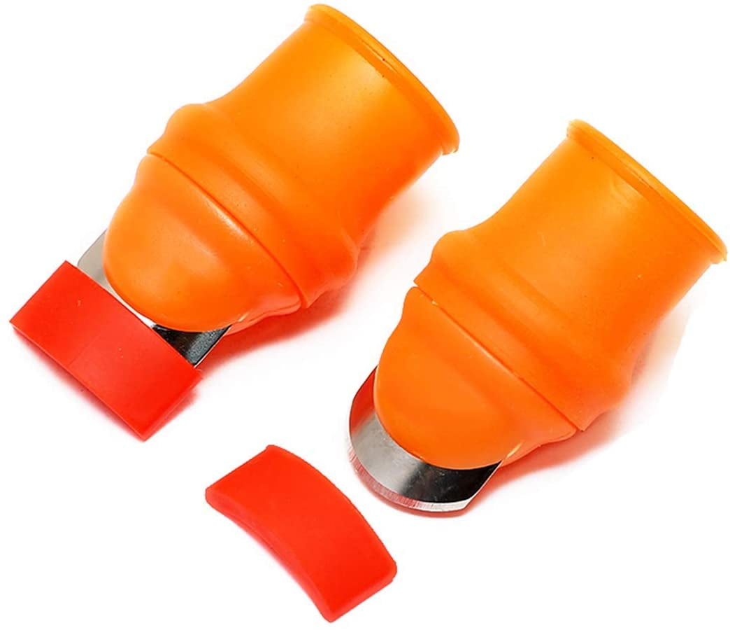 2 Pack Professional Garden Silicone Thumb Knife, Finger Knife Picking ...
