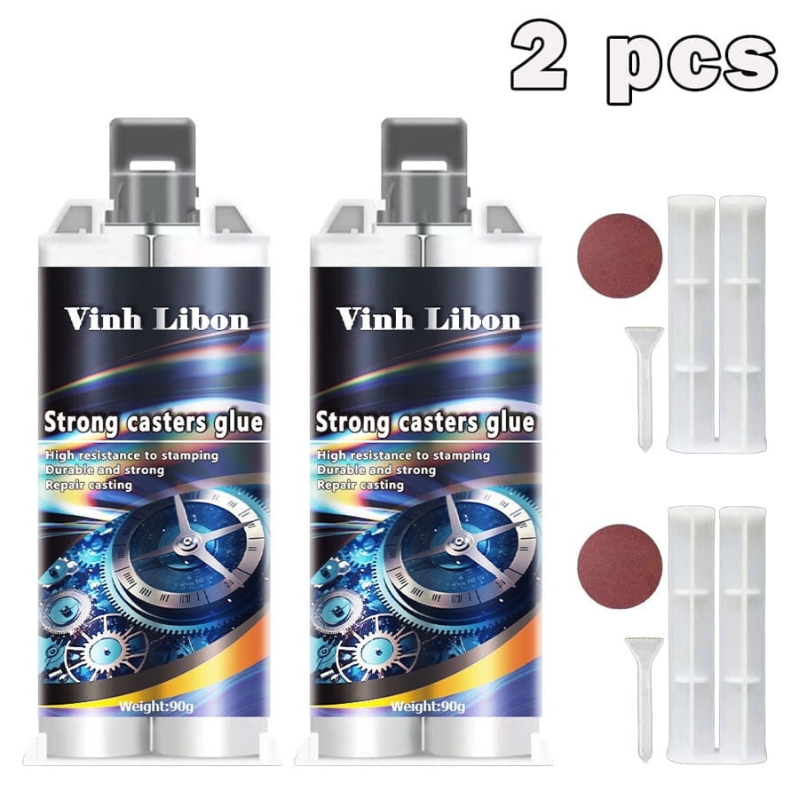 2-Pack Professional Grade Casting Glue for Vehicles - Oil-Resistant ...