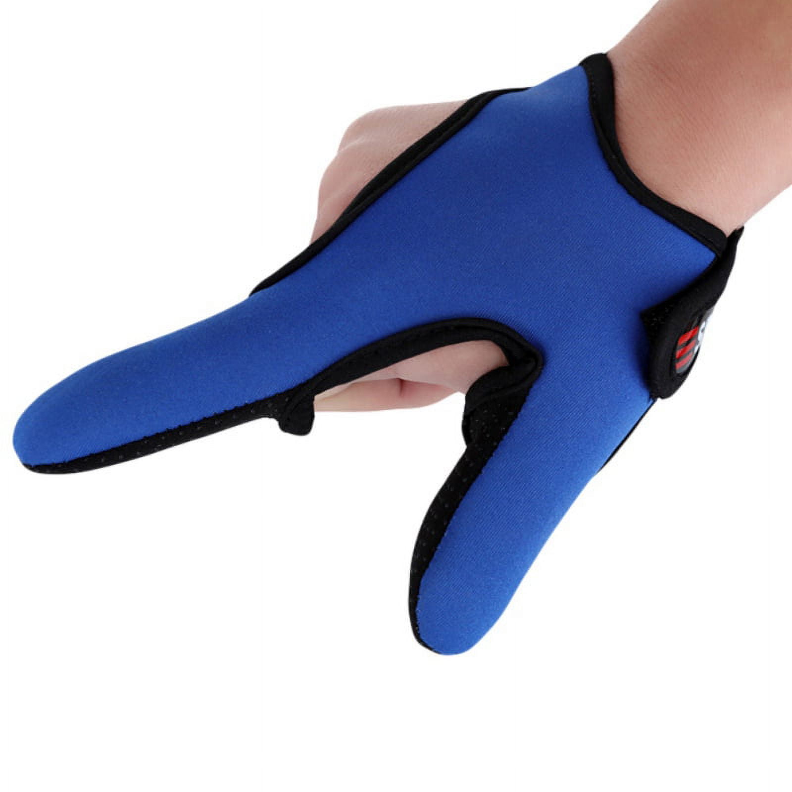 2 Pack Professional Thumb + Index Finger Glove for Fishing 2 Fingers ...