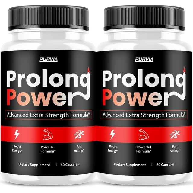 (2 Pack)Prolong Power Pills Supplement, Prolong Power Capsules, Prolong ...