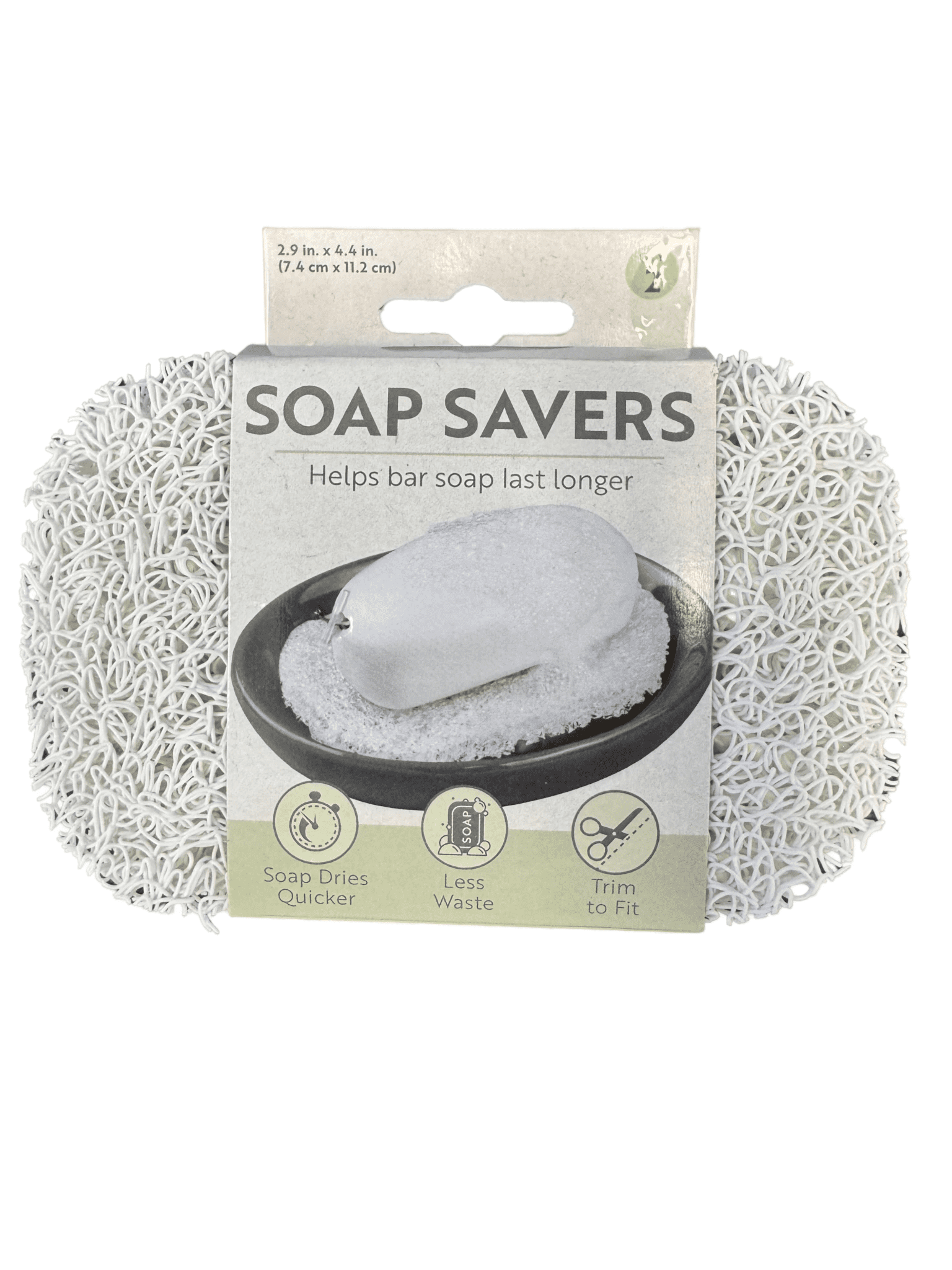 2 Pack Prolong Soap Life with Fast Drying Soap Saver – Efficient Water ...