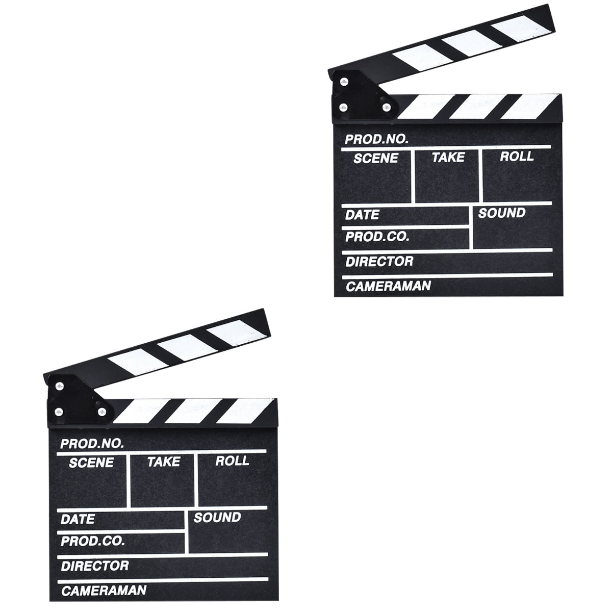 2 Pack Props Clapboard for Film Realistic Detail Clapper - Walmart.com