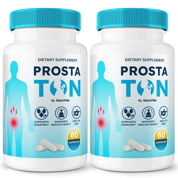 (2 Pack) Prosta Ton Capsules - Official ProstaTon Pills For Prostate ...