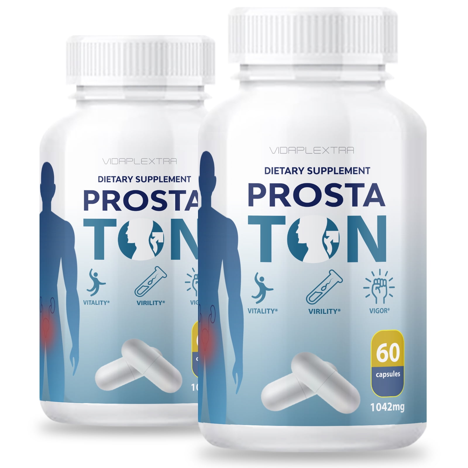 (2 Pack) Prostaton Capsules - Prosta Ton Male Capsules - Walmart.com