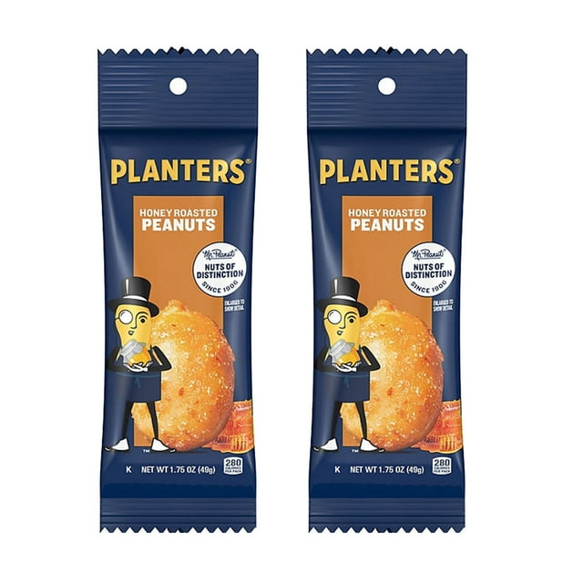 2 Pack Protein-Packed Honey Roasted Peanuts | Variety Pack Snacks-The ...